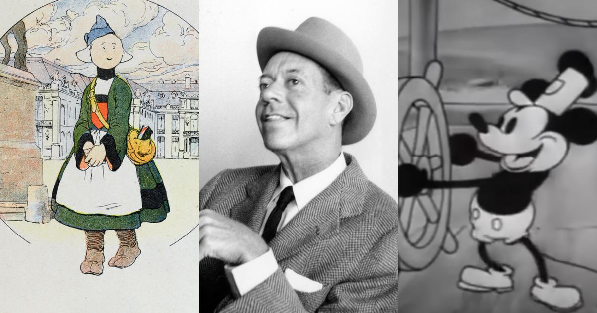 Bécassine, Cole Porter, Chaplin, Mickey Mouse... Ces œuvres tombent ...