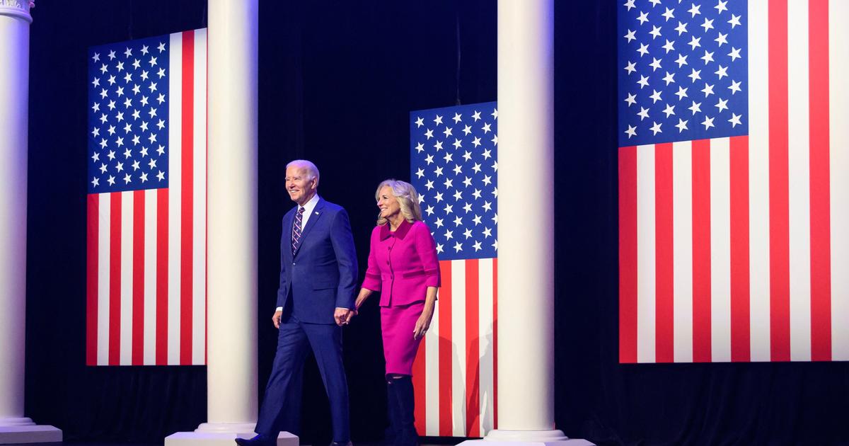 This video of Jill Biden running to her husband after his campaign ...