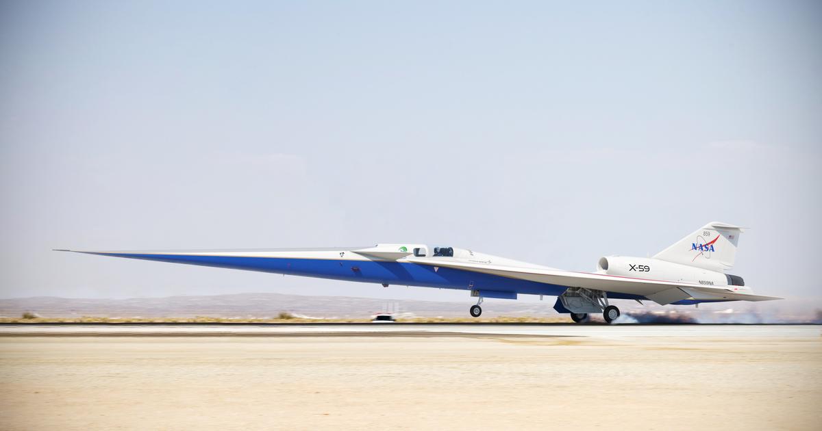 Comment fonctionne le X-59, premier avion supersonique sans bang de la ...