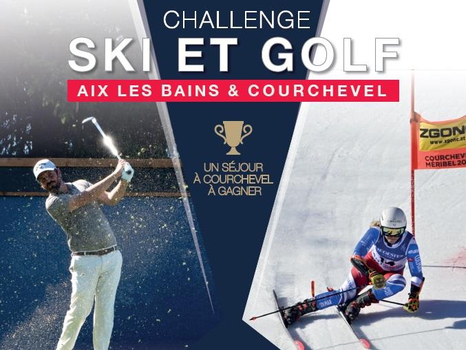 Ski-Golf, le duo gagnant d'Aix-les-Bains à Courchevel au printemps