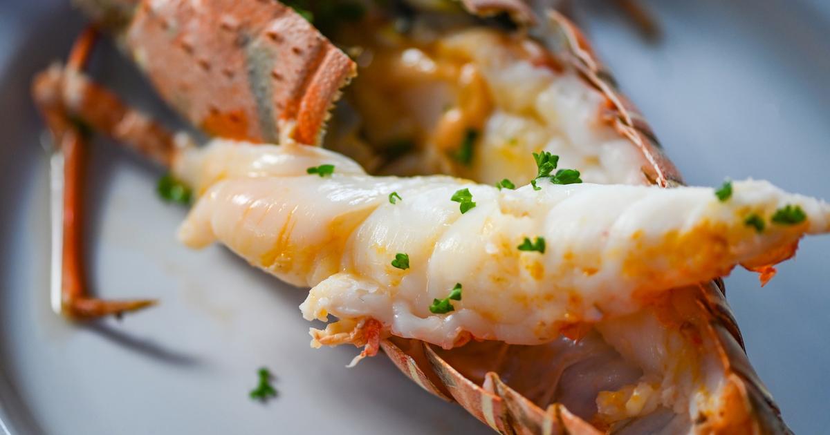Langouste grillée au beurre d'agrumes