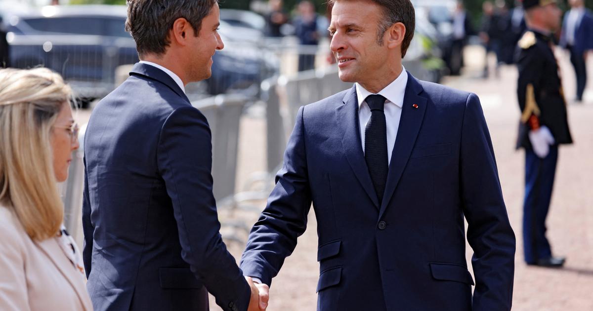 Législatives : Emmanuel Macron demande à Gabriel Attal de rester «pour ...