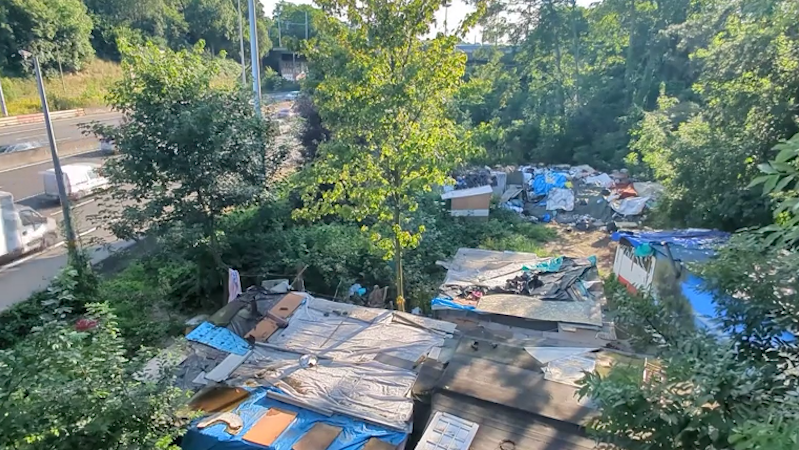 JO Paris 2024: un campement de Roms démantelé près de Paris