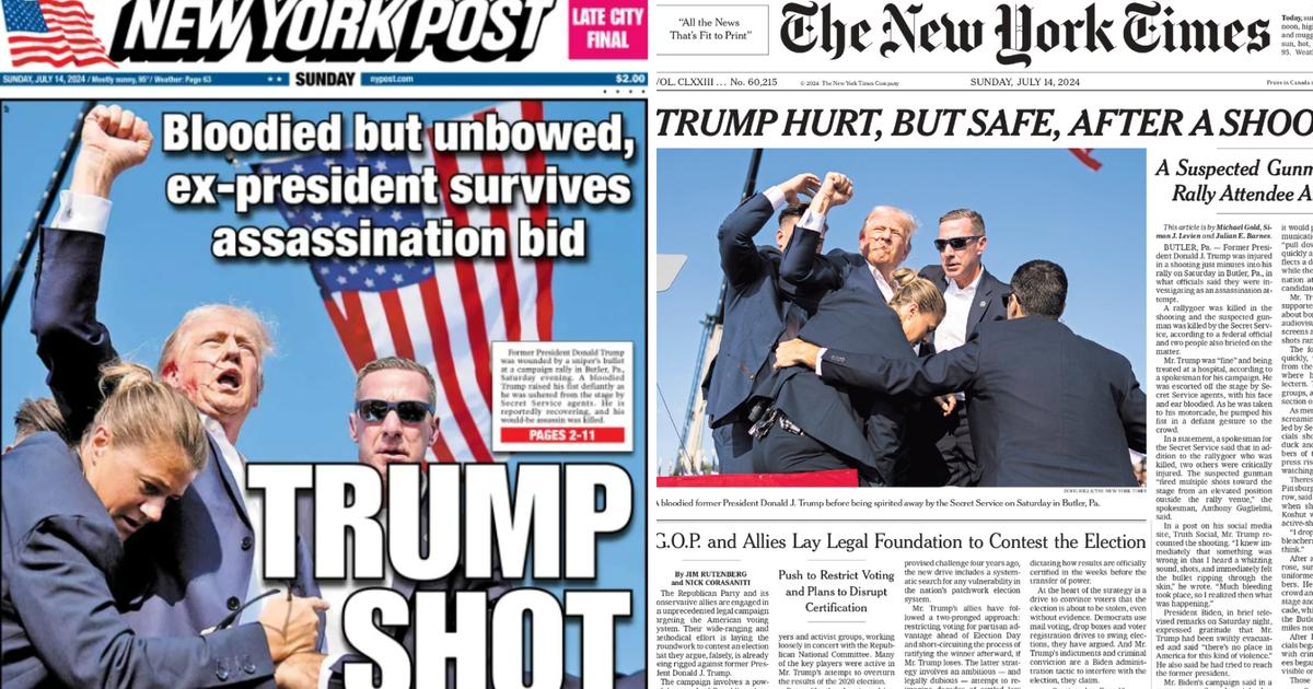 «on A Tiré Sur Trump «trump Blessé La Tentative Dassassinat