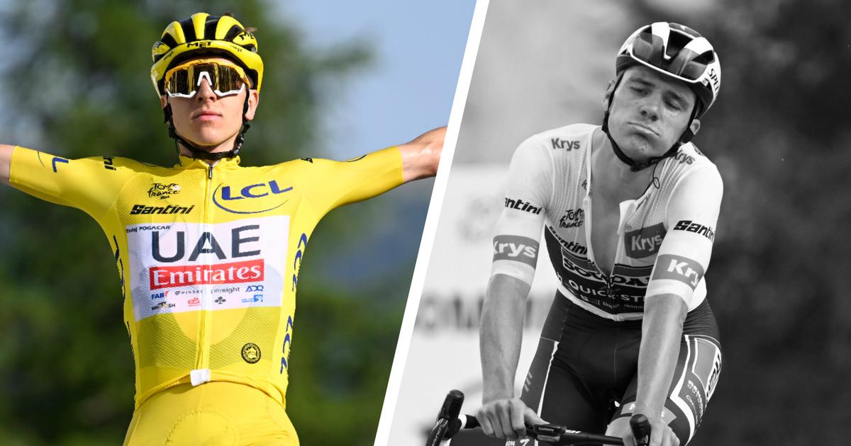 Tour de France : la «manita» pour Pogacar, le plan d’Evenepoel qui tombe à l’eau... Les tops et ...