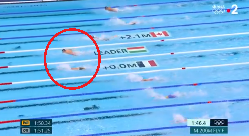 JO - Natation : en vidéo, le finish spectaculaire de Léon Marchand qui ...