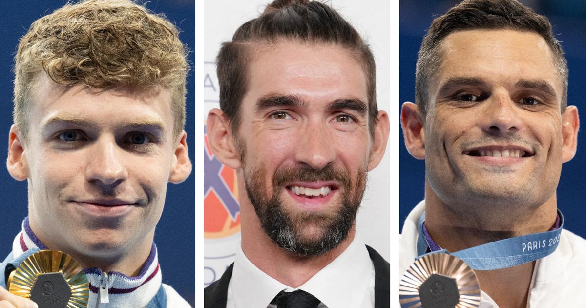 Léon Marchand, Michael Phelps et Florent Manaudou invités dans le JT de ...