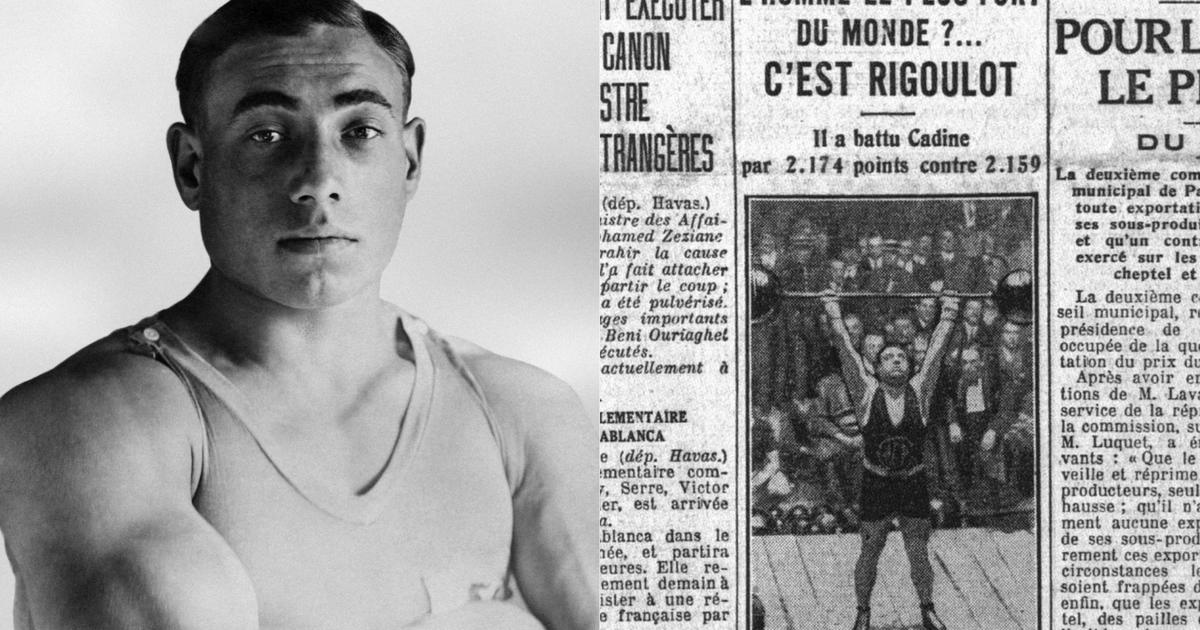 JO 1924 : Charles Rigoulot, «l’homme le plus fort du monde», remportait ...