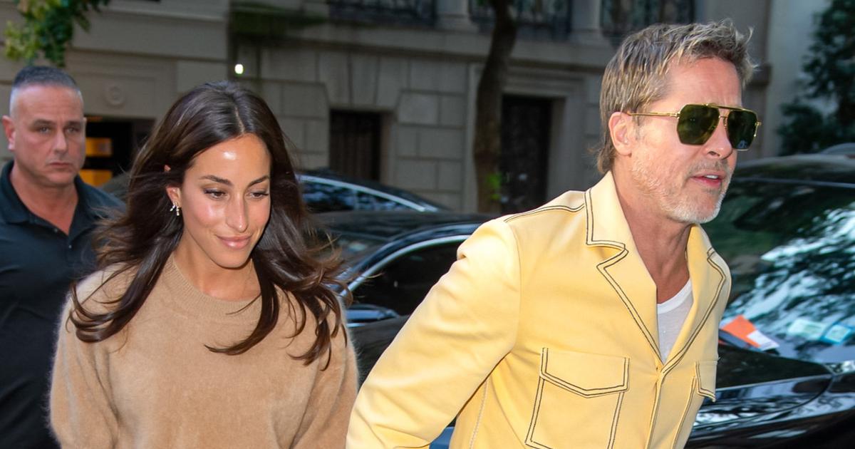 En costume jaune beurre, Brad Pitt, tout en style à New York avec sa ...