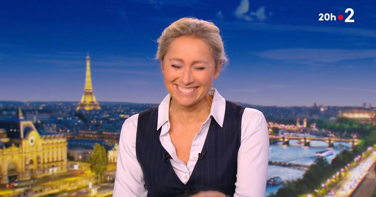 «Pardon» : Anne-Sophie Lapix prise d’un fou rire pendant le journal de ...