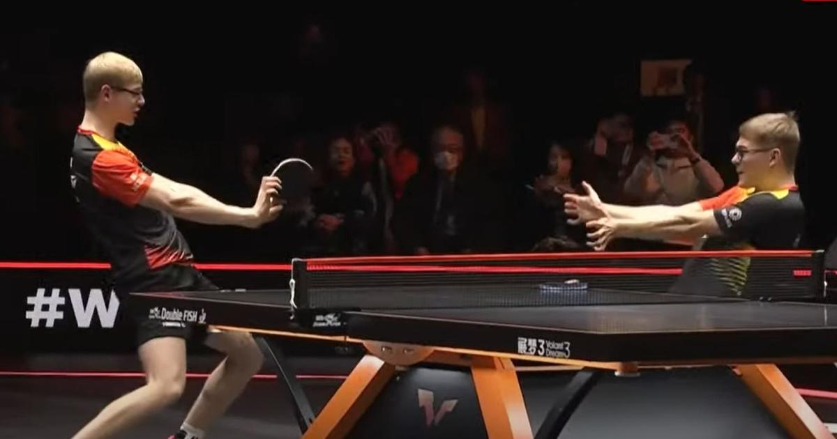 Tennis de table : les frères Lebrun numéros 1 mondiaux, première ...