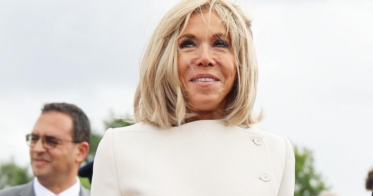 À Paris, Brigitte Macron prouve que le smoky-eyes se porte aussi de ...