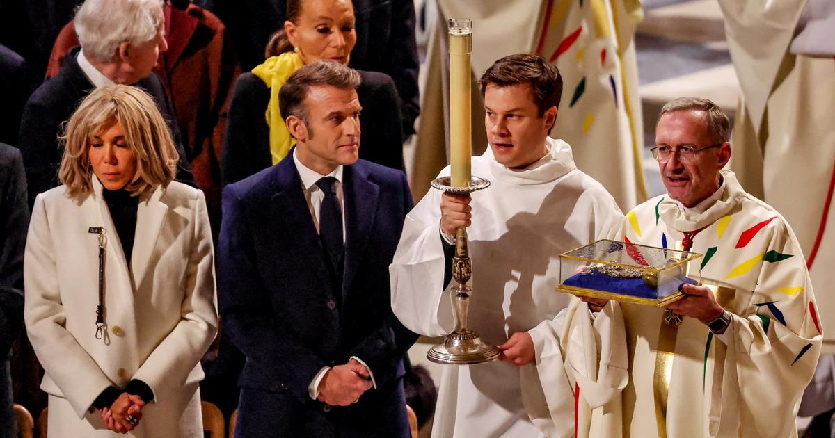 PHOTOS - Messe de Notre-Dame de Paris avec Brigitte et Emmanuel Macron ...