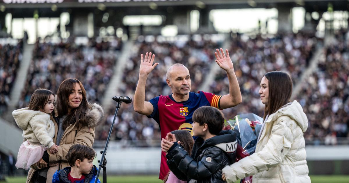Football : Andres Iniesta fait ses adieux lors d’un match exhibition à ...