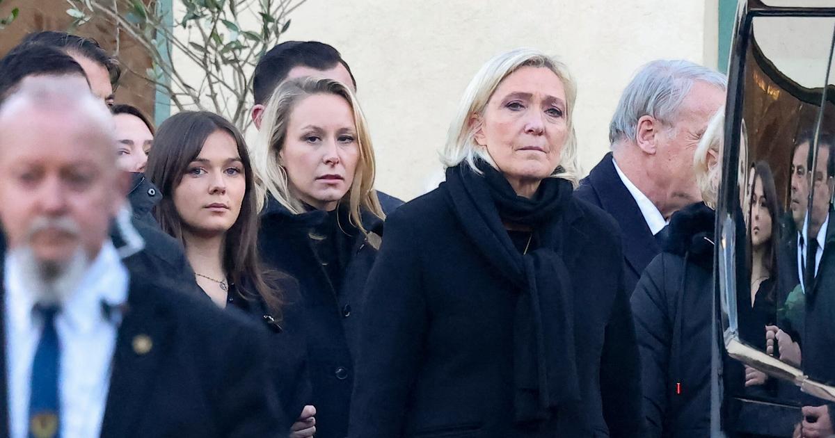 PHOTOS - Obsèques de Jean-Marie Le Pen : son clan lui rend hommage à la ...