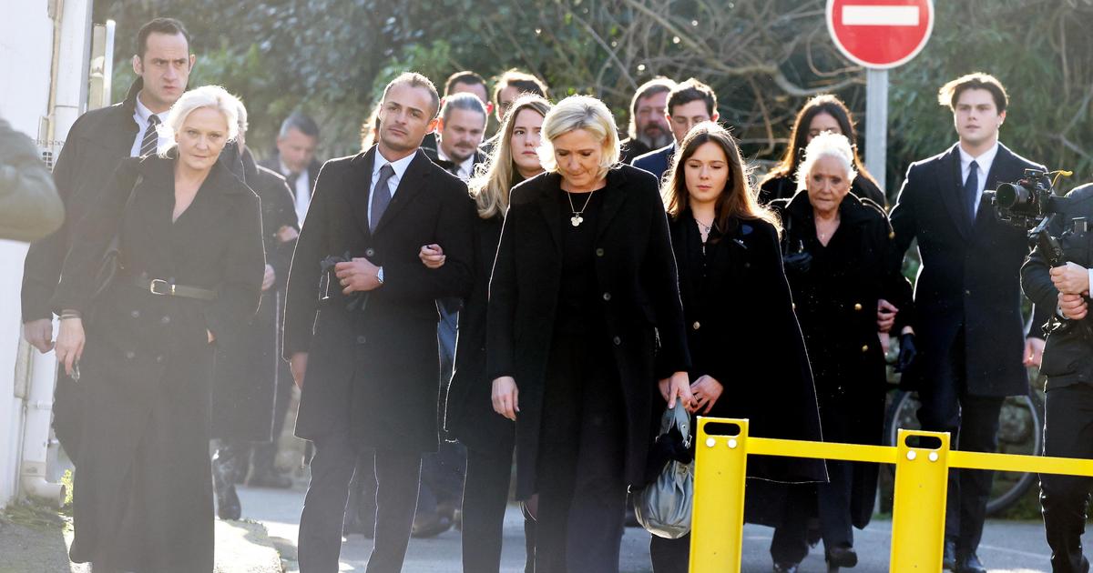 PHOTOS - Obsèques de Jean-Marie Le Pen : son clan lui rend hommage à la ...