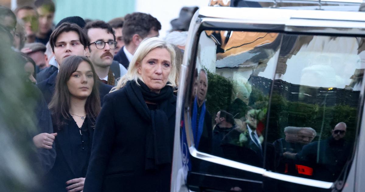 PHOTOS - Obsèques de Jean-Marie Le Pen : son clan lui rend hommage à la ...