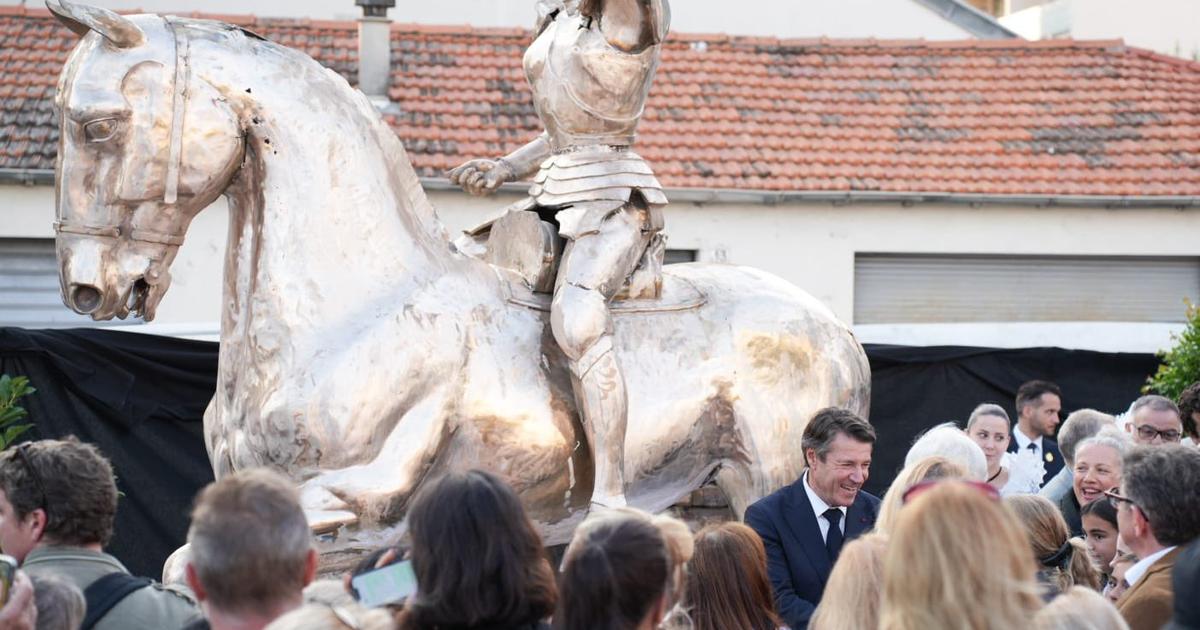 Nice : contraint par la justice de démonter «sa» statue de Jeanne d’Arc, Estrosi enrage contre ...