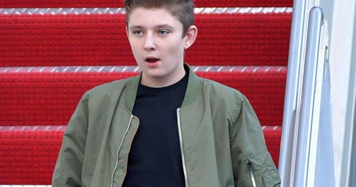 PHOTOS - Barron Trump métamorphosé : découvrez l'évolution physique du ...