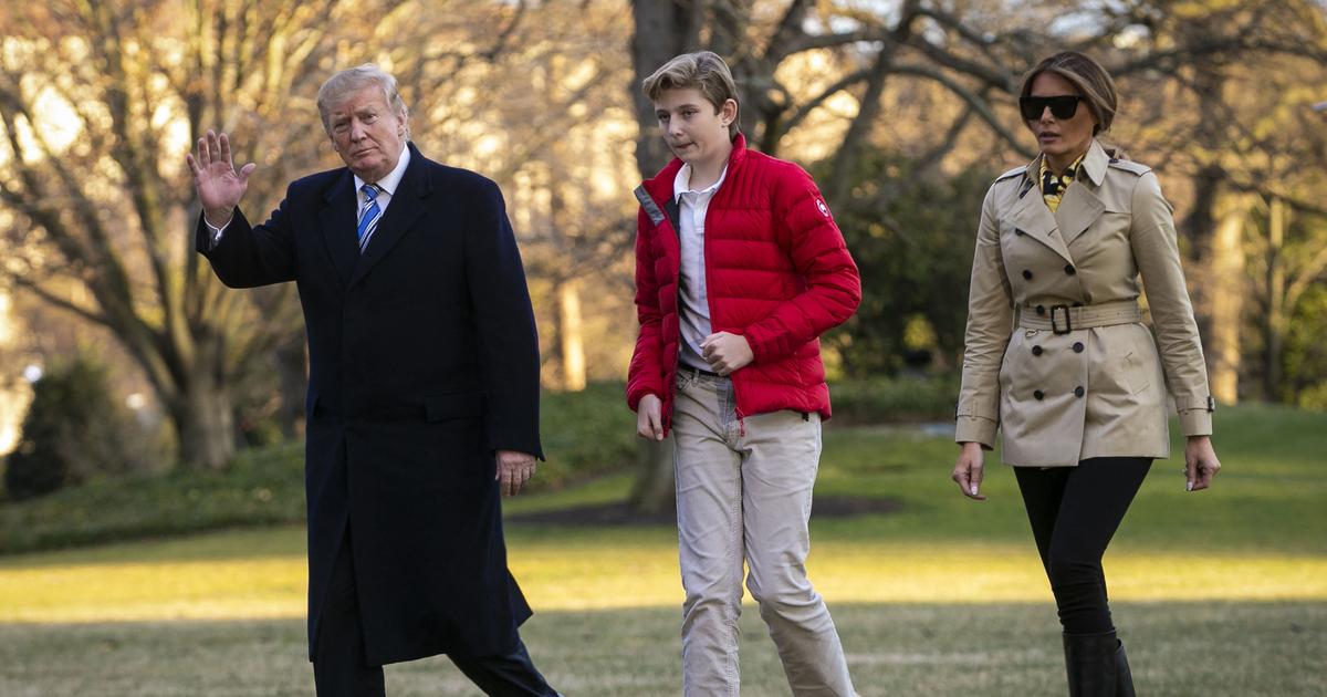 PHOTOS - Barron Trump métamorphosé : découvrez l'évolution physique du ...