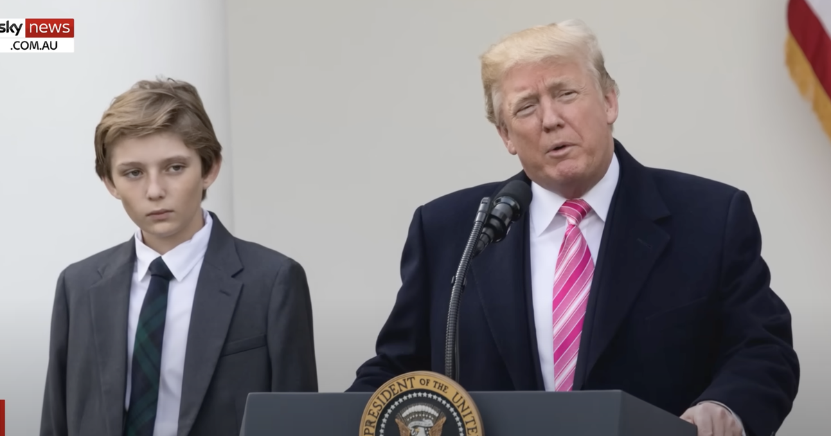 PHOTOS - Barron Trump métamorphosé : découvrez l'évolution physique du ...