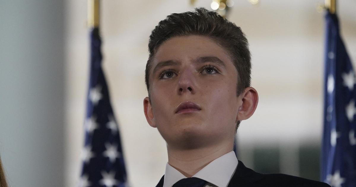 PHOTOS - Barron Trump métamorphosé : l’évolution physique du fils de ...