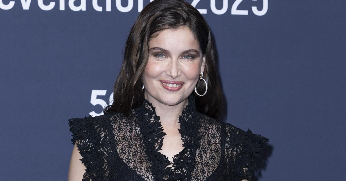Laetitia Casta fait une apparition mémorable en robe transparente Dior ...