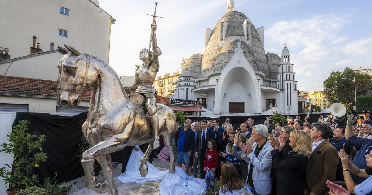 Démontage de la statue de Jeanne d’Arc à Nice : l’atelier Missor fait ...