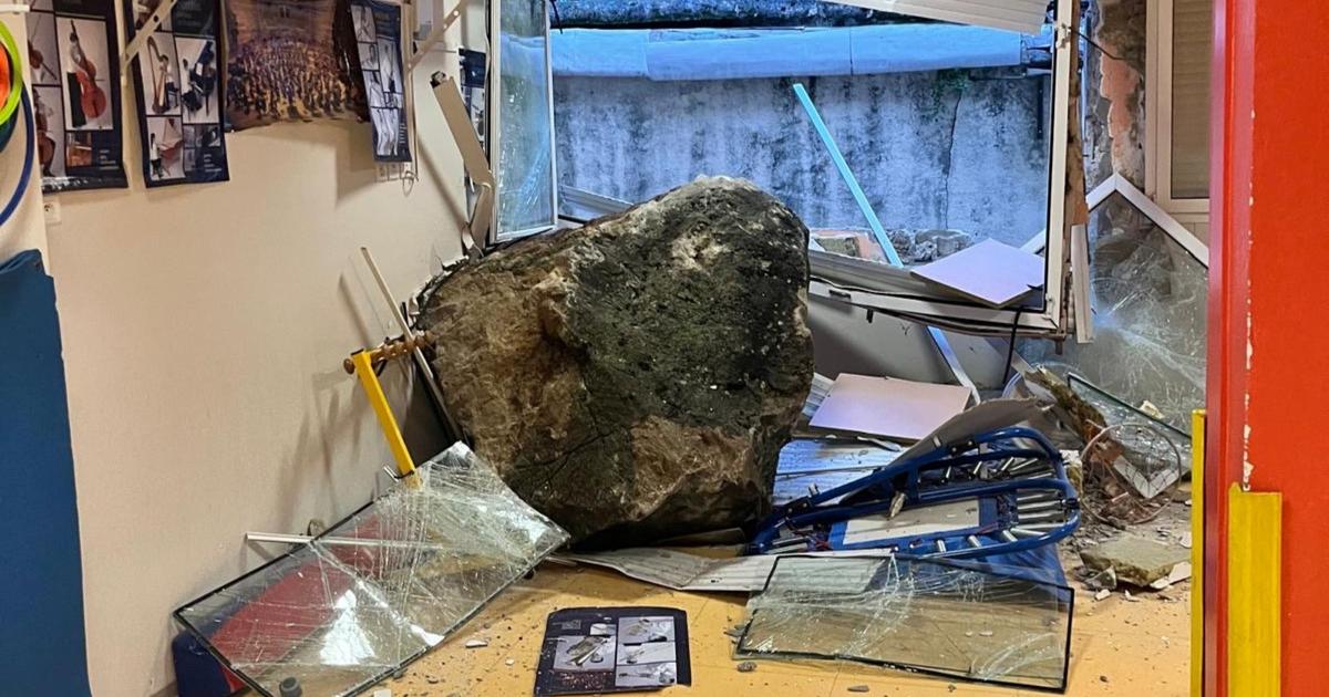 Près de Nice, un rocher de plusieurs tonnes se décroche d’une falaise ...