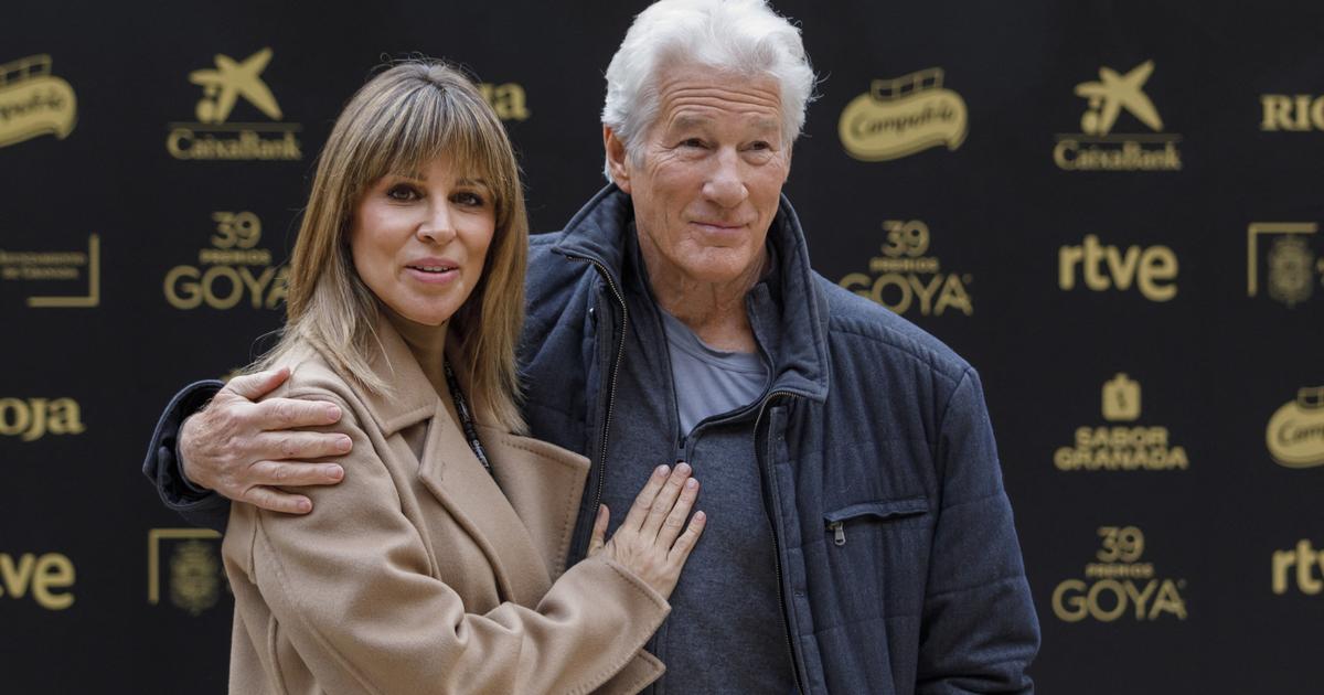 Fous rires et gestes tendres : Richard Gere et sa femme Alejandra, de ...