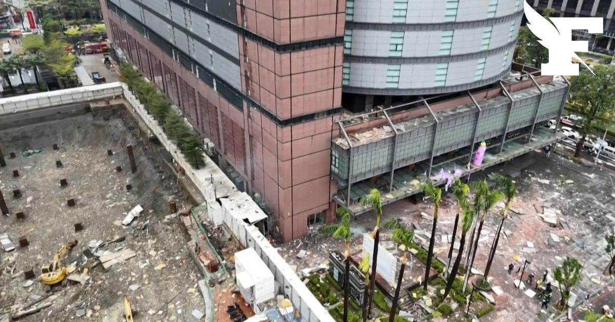 Explosion dans un centre commercial à Taïwan : les images aériennes d ...