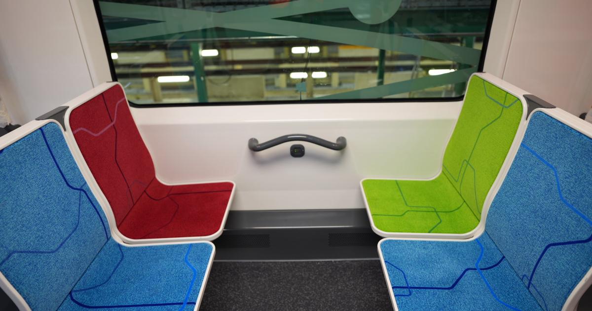 Design modernisé, aménagement repensé… La toute nouvelle rame du métro ...