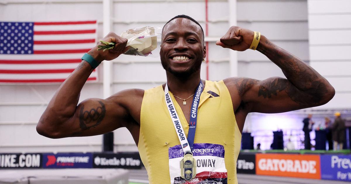 Athlétisme : Holloway et Russell dominent le 60m haies aux Championnats ...