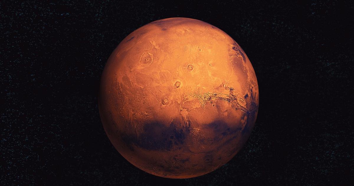 Des continents ont commencé à se former sur Mars il y a des milliards d ...
