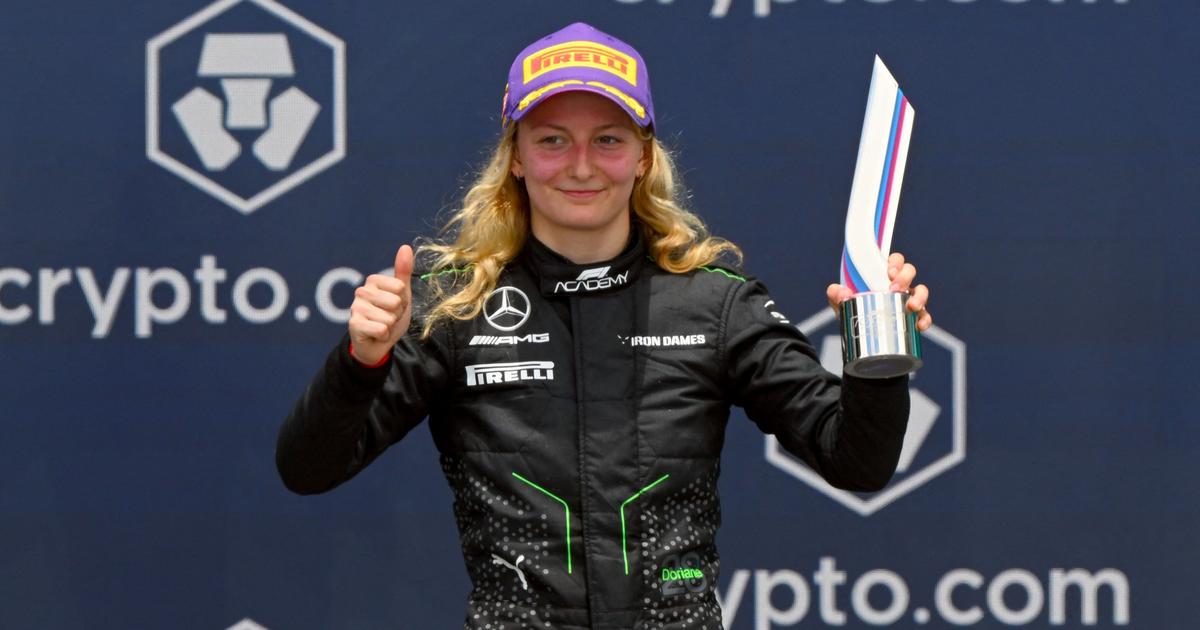 F1 Academy : première victoire de la saison pour la Française Doriane Pin