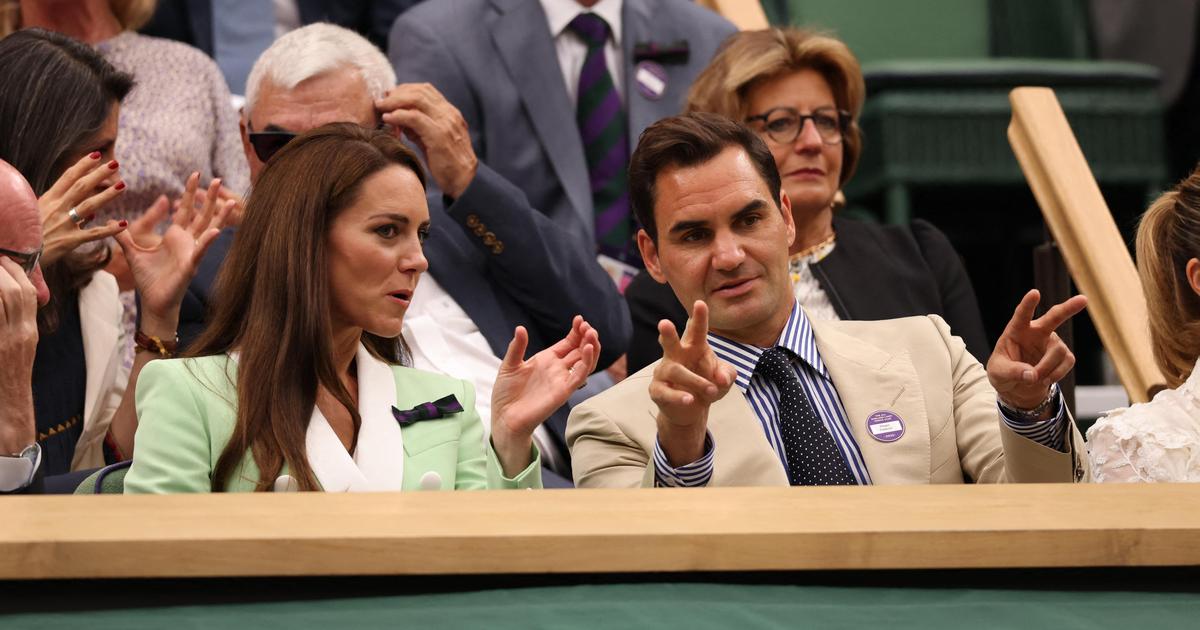 PHOTOS - Kate Middleton et Roger Federer : les deux amis très complices ...