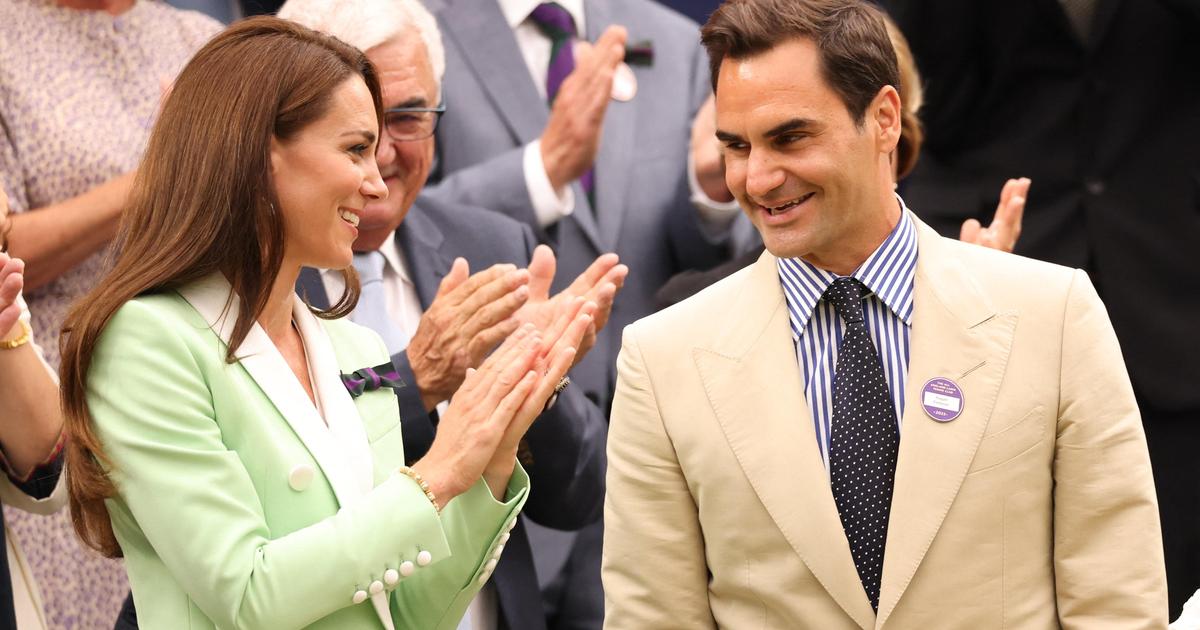 PHOTOS - Kate Middleton et Roger Federer : les deux amis très complices ...