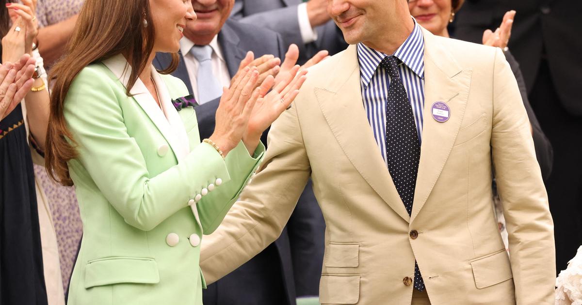 PHOTOS - Kate Middleton et Roger Federer : les deux amis très complices ...