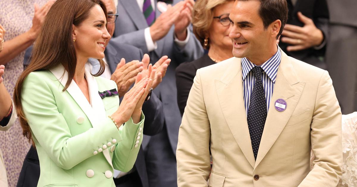 PHOTOS - Kate Middleton et Roger Federer : les deux amis très complices ...