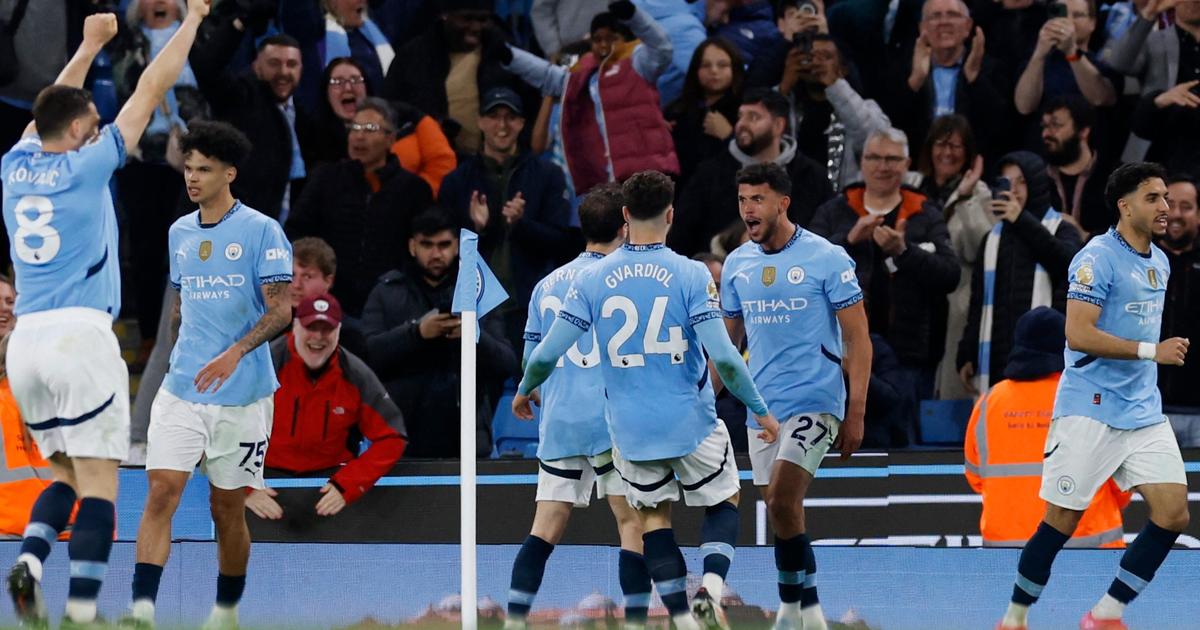 Premier League : sur le fil, Manchester City fait craquer Aston Villa ...