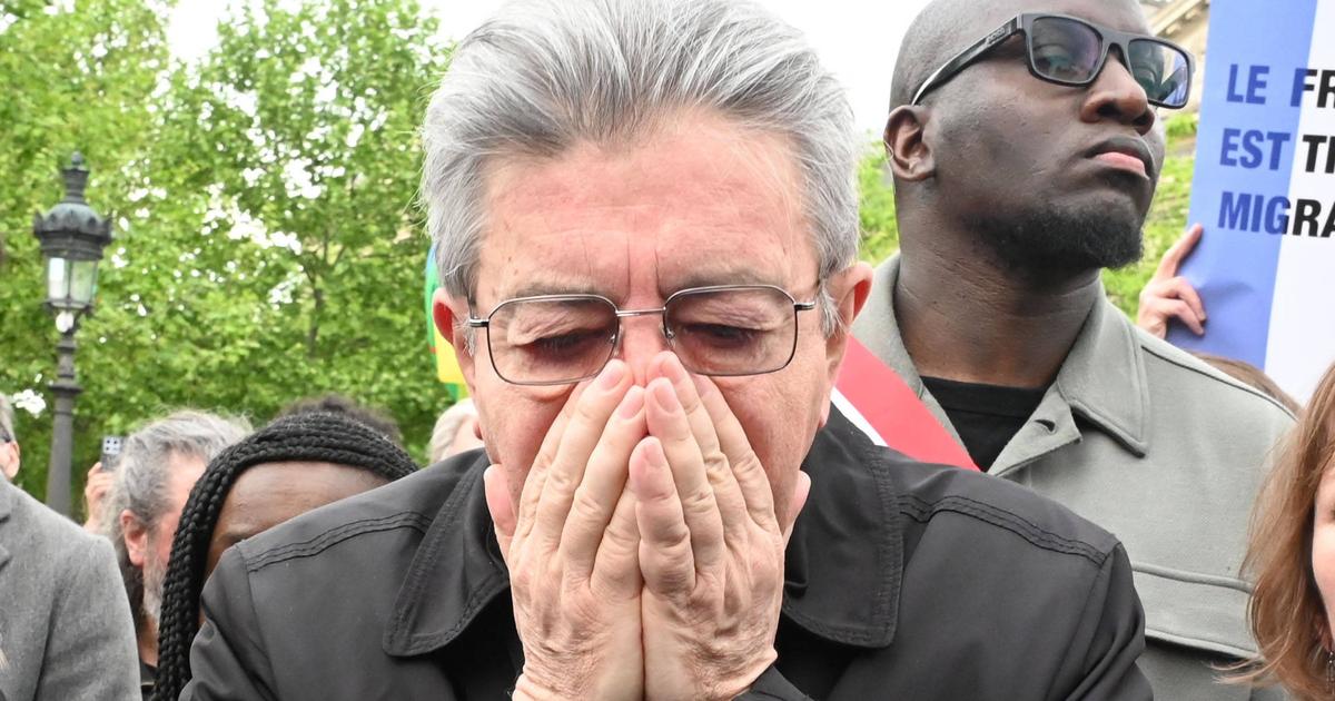 Jean-Luc Mélenchon les yeux rougis par l’émotion, il prend une femme ...