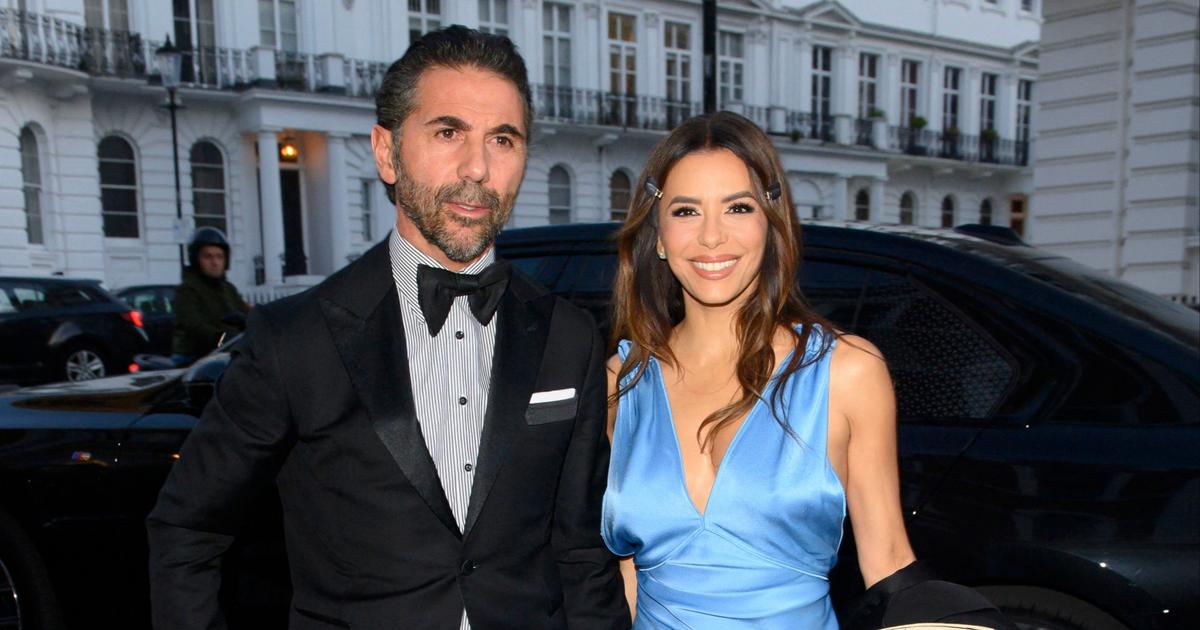 Au bras de son mari, Eva Longoria fait sensation dans une robe en satin ...