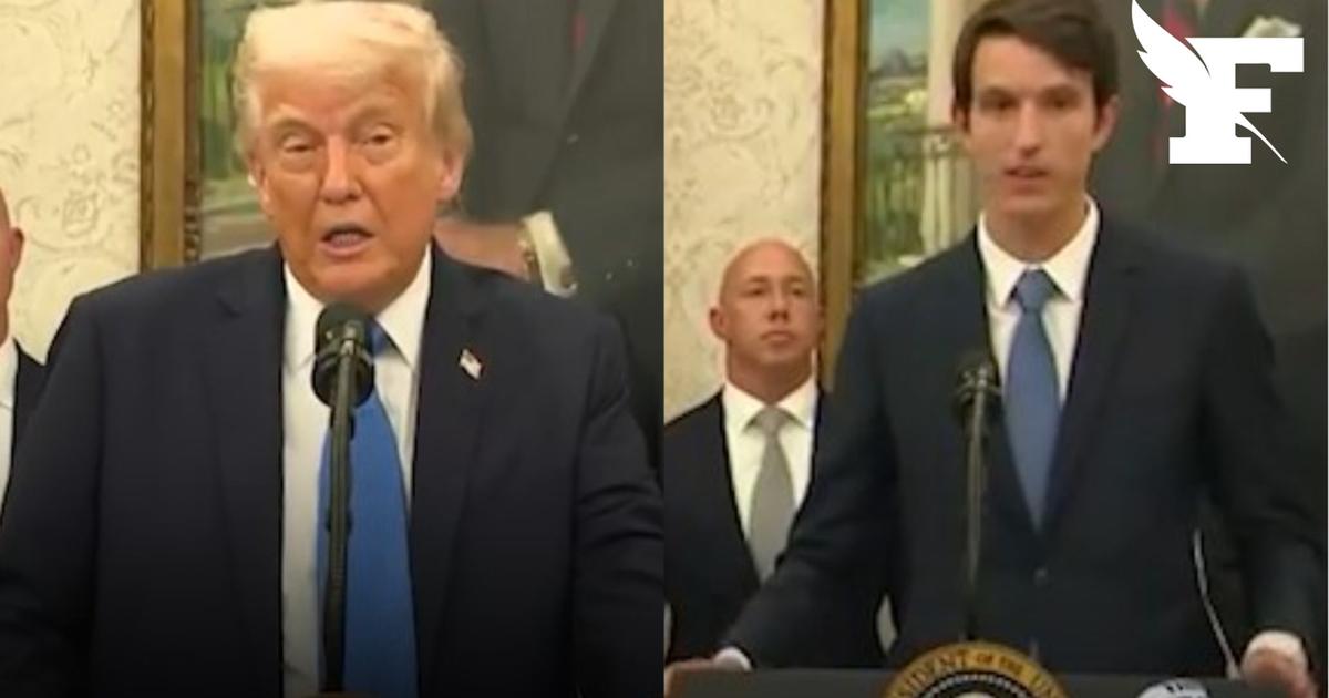 Alexandre Arnault félicité par Donald Trump à la Maison-Blanche