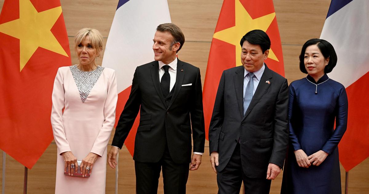Brigitte et Emmanuel Macron au Vietnam : après la polémique, ils ...