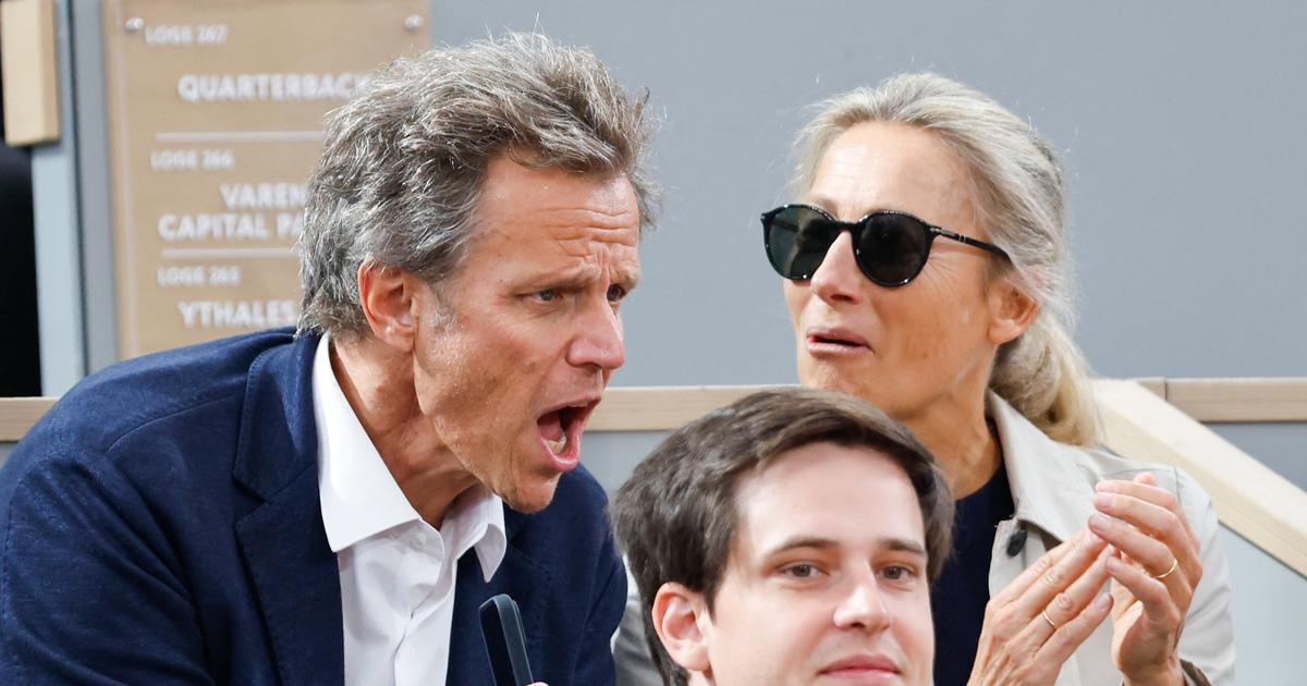 Anne-Sophie Lapix et son mari Arthur Sadoun : des supporters complices et survoltés à Roland-Garros