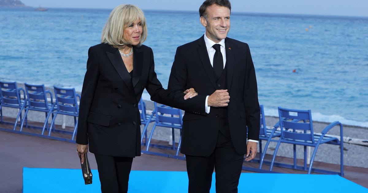 VIDÉO GALA - Emmanuel et Brigitte Macron à Nice : sortie sur le banc de ...