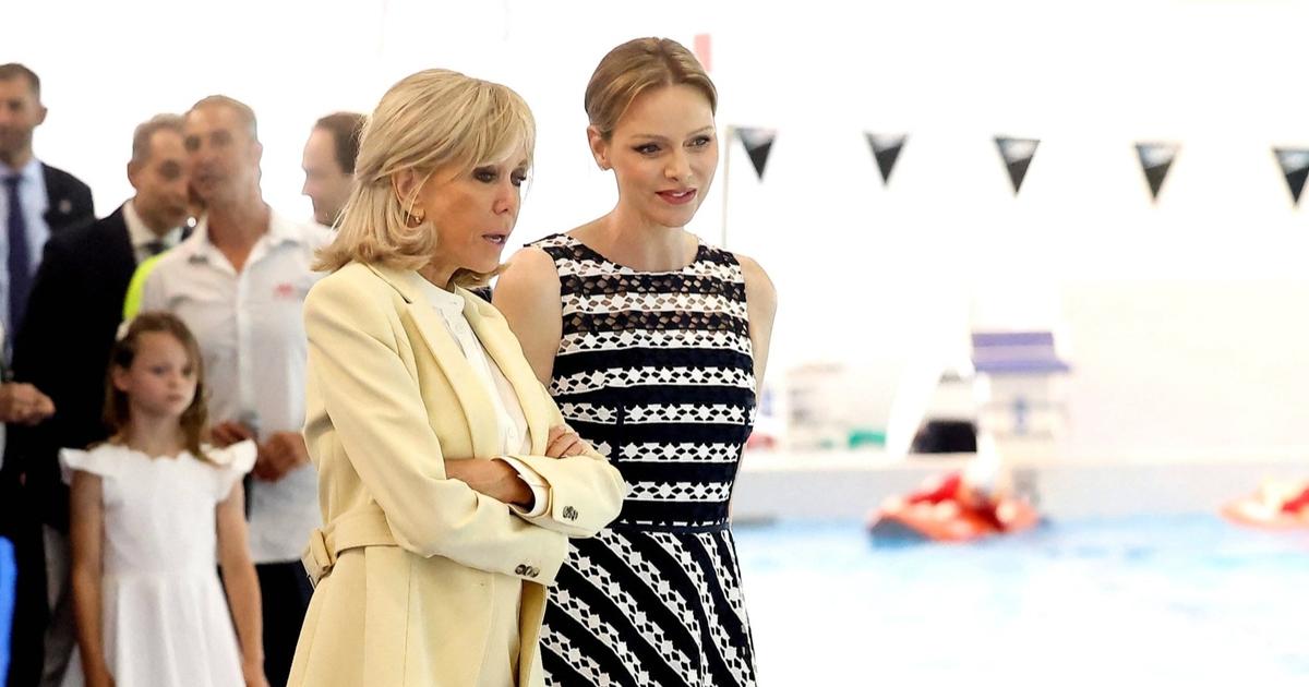 Brigitte Macron en baskets pour suivre Charlene de Monaco : mais quelle ...