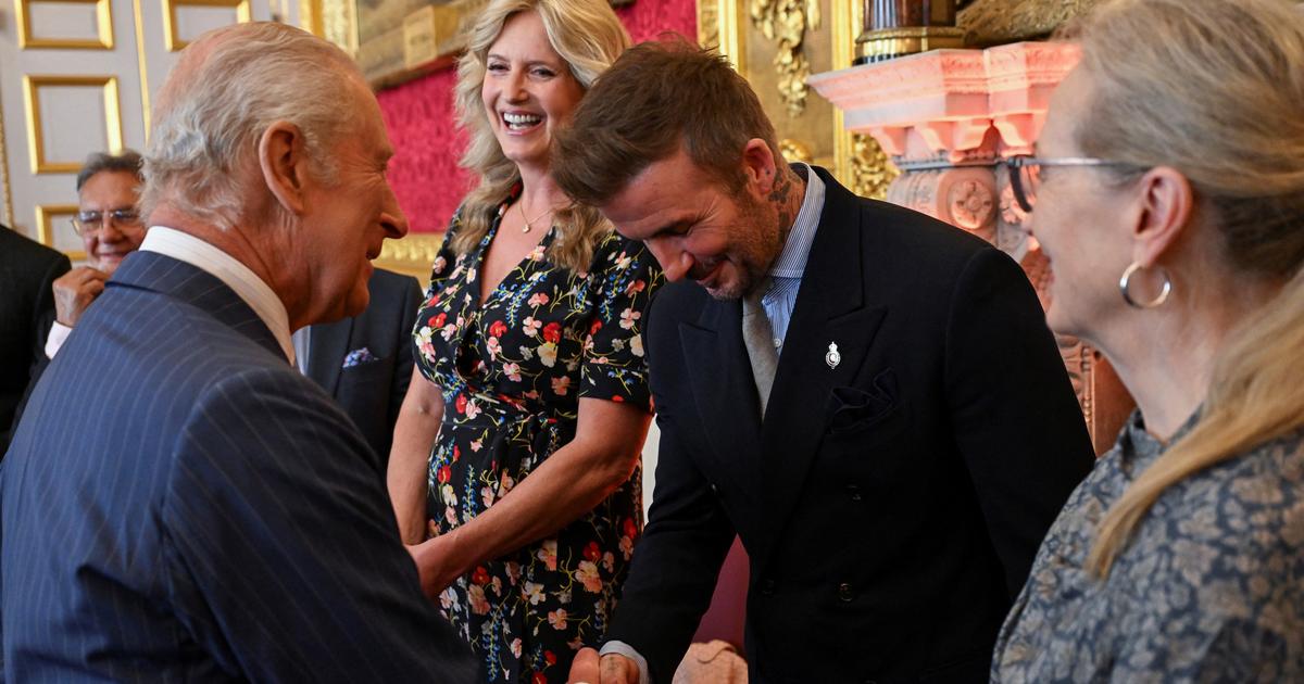 Foot : David Beckham a été fait chevalier par le roi Charles III