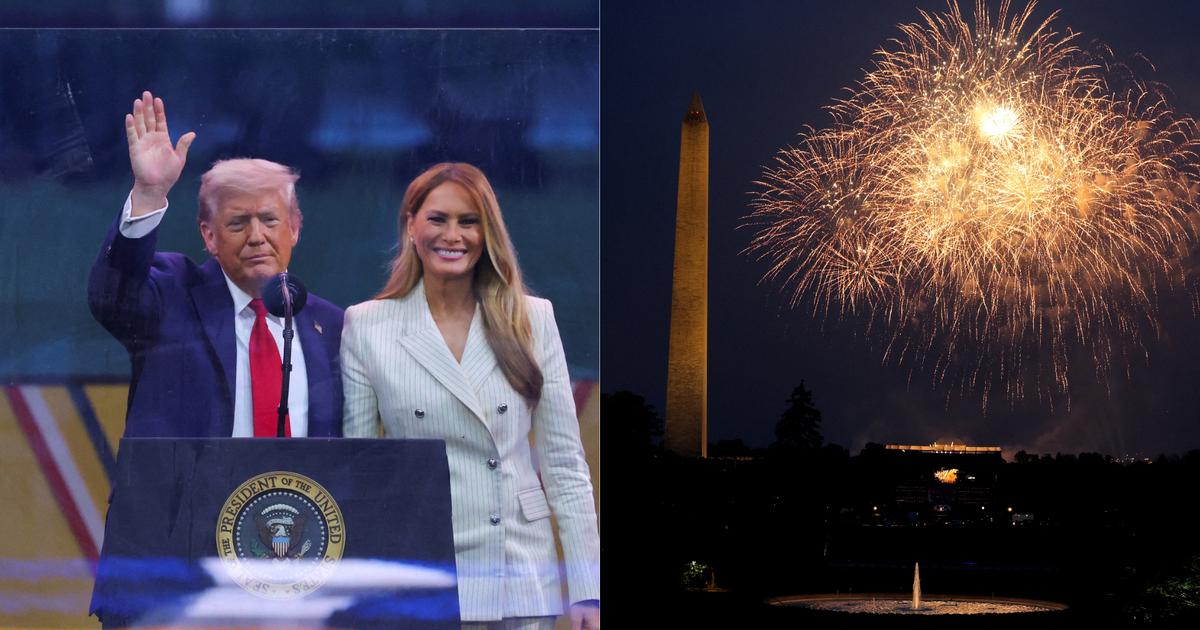 Feu d’artifice, défilé militaire... Les images de la grande parade ...