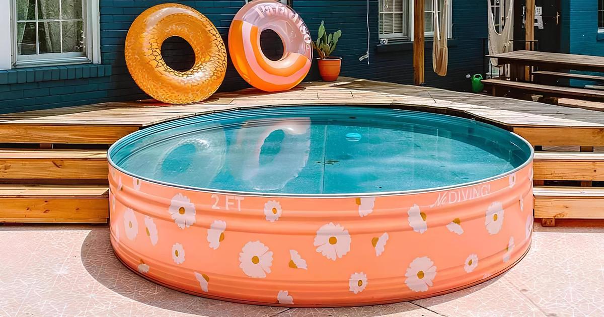 Le «stock tank pool», l’art de transformer un abreuvoir en piscine à ...